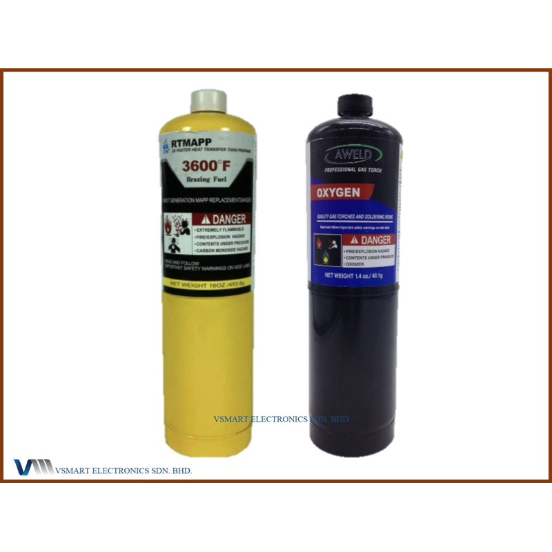 Aweld Disposable Oxygen & Mapp Gas | Shopee Malaysia