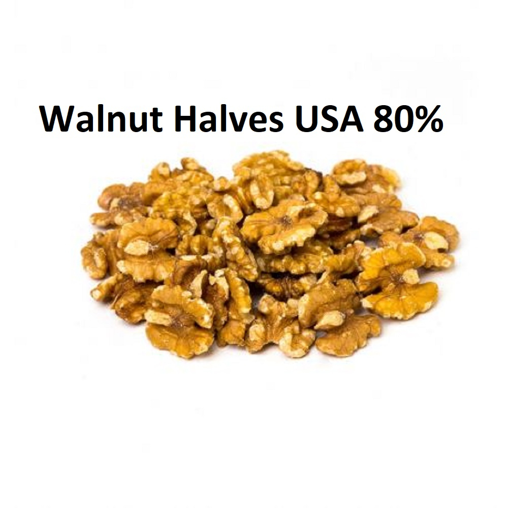 Raw Premium Grade Walnut Halve / Walnut Kernel 80% Combo / Kacang ...