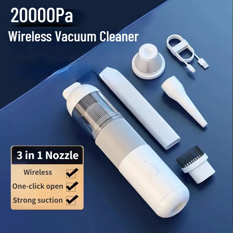 JAMAY Portable Vacuum Cleaner Mini Wireless Cordless Home Car Wireless ...