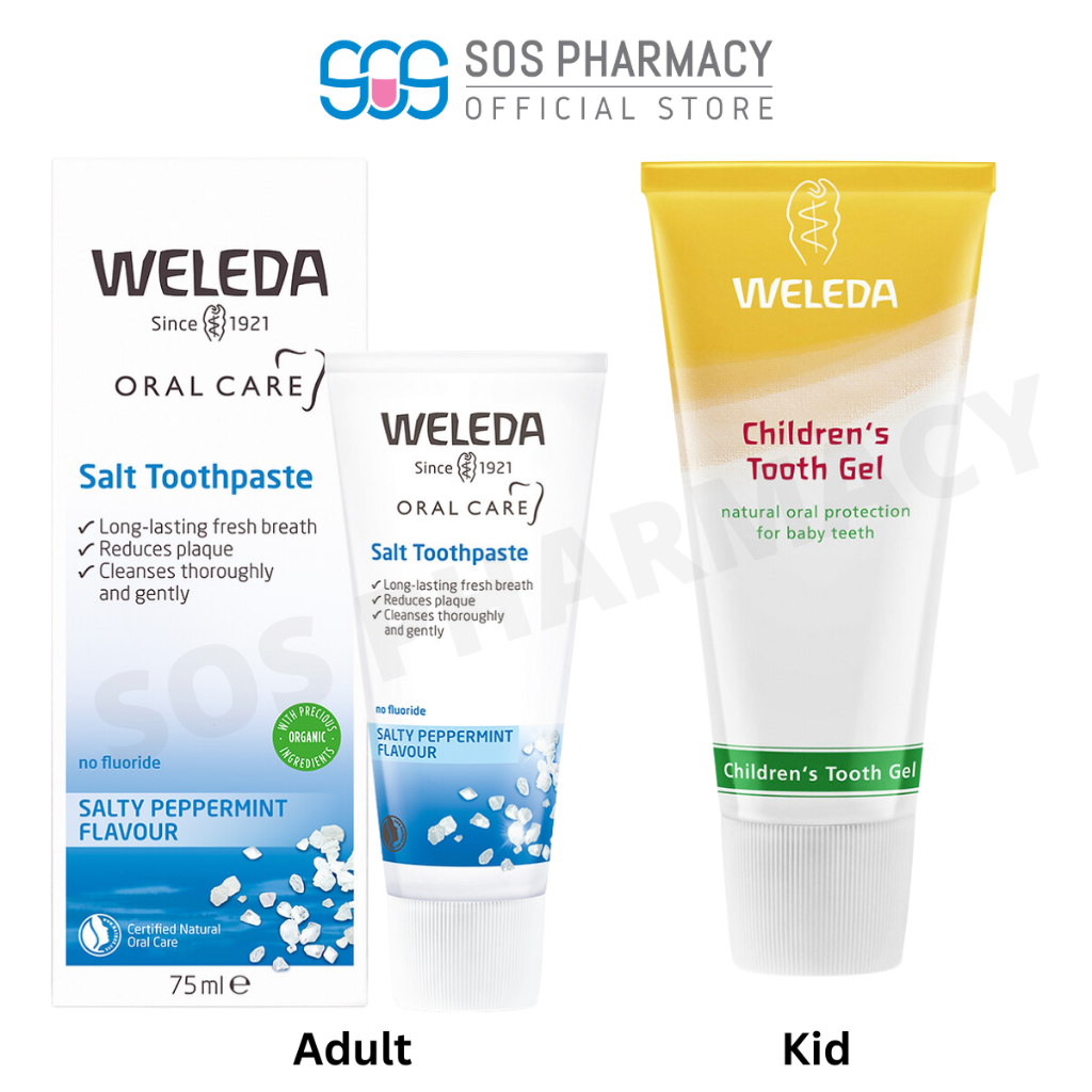 Weleda Toothpaste (Salt Toothpaste/Children's Tooth Gel) 75ml/50ml ...