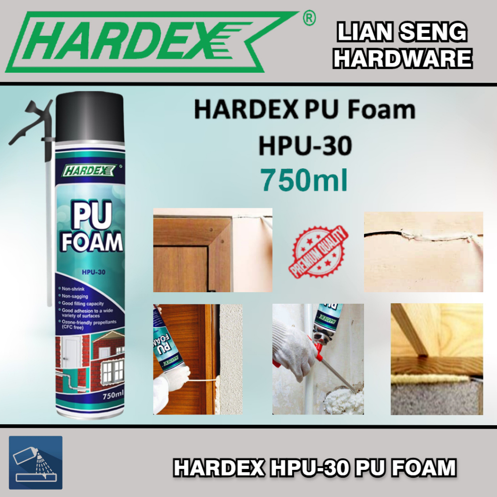 HARDEX HPU-30 PU FOAM -750ML | Shopee Malaysia