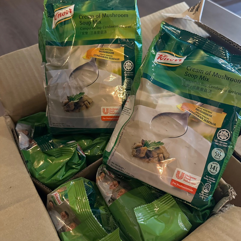 🔥[READY STOCK]🔥Knorr Cream of mushroom soup powder 1kg | Shopee Malaysia