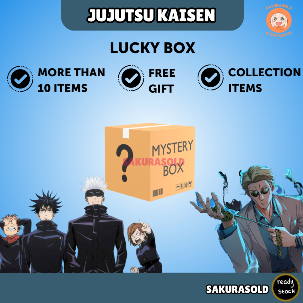 Jujutsu Kaisen Set Box Jujutsu Lucky Box Jujutsu Gift Box Gojo Nobara ...