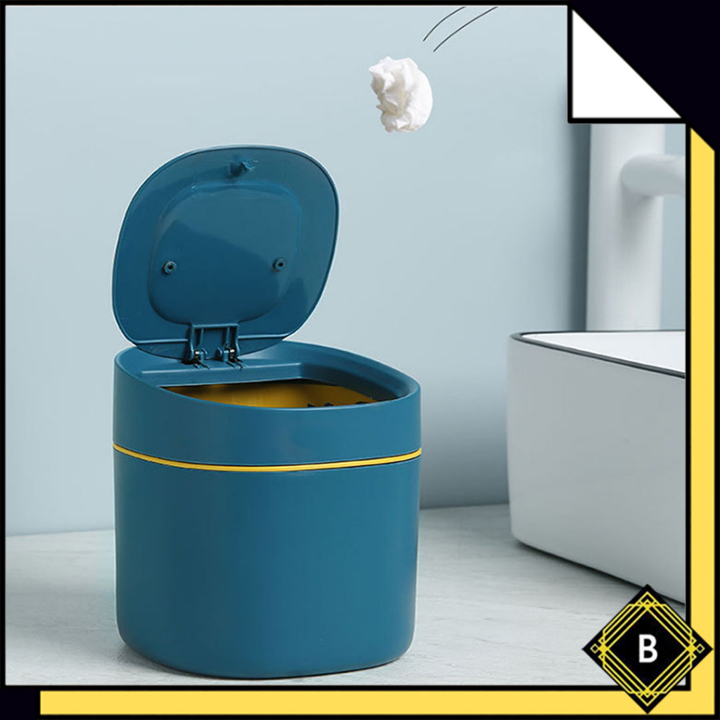 MINI WASTE BIN DESK BIN DESKTOP BIN CAR SMALL BASKET MINI RUBBISH BIN ...