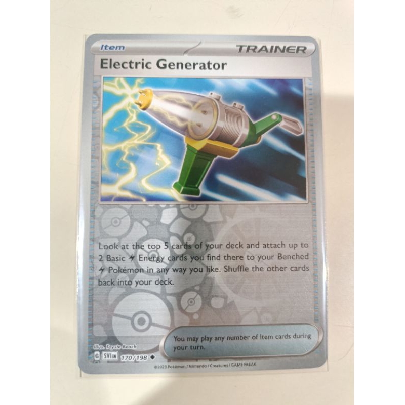 Electric Generator Pokemon TCG (Original) | Shopee Malaysia