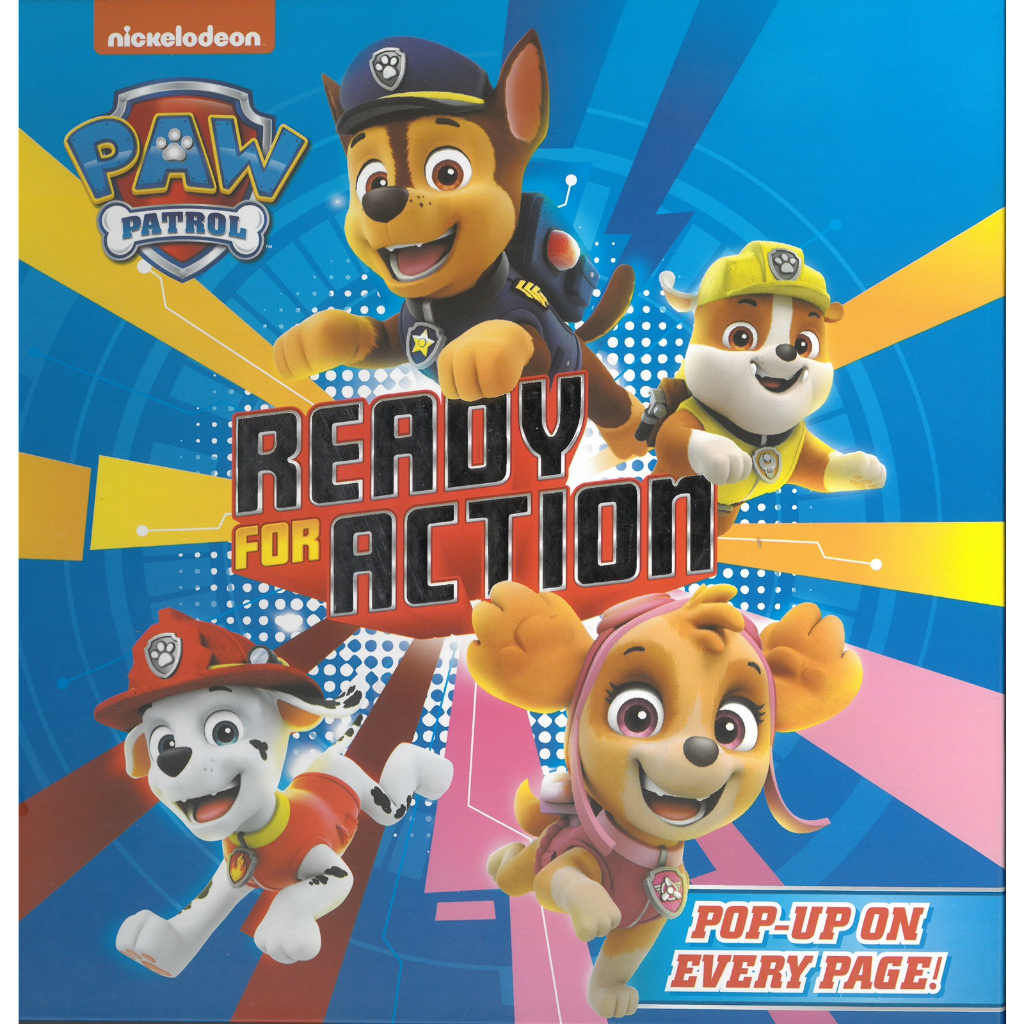 Paw Patrol Ready for Action Pop-Up Boardbook Storybook for Preschool ...