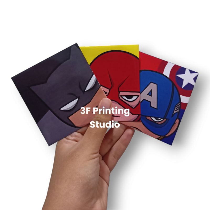 Sampul Duit Raya Superhero/ Cartoon 2024 (4pcs/pack) | Shopee Malaysia