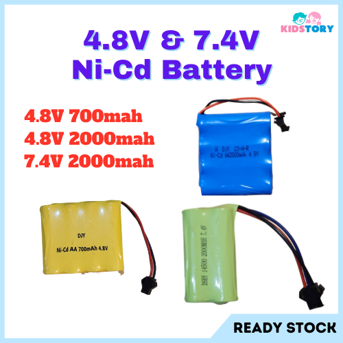 RC Remote Control Car Rechargeable Battery 4.8V 7.4V Ni-Cd Bateri ...