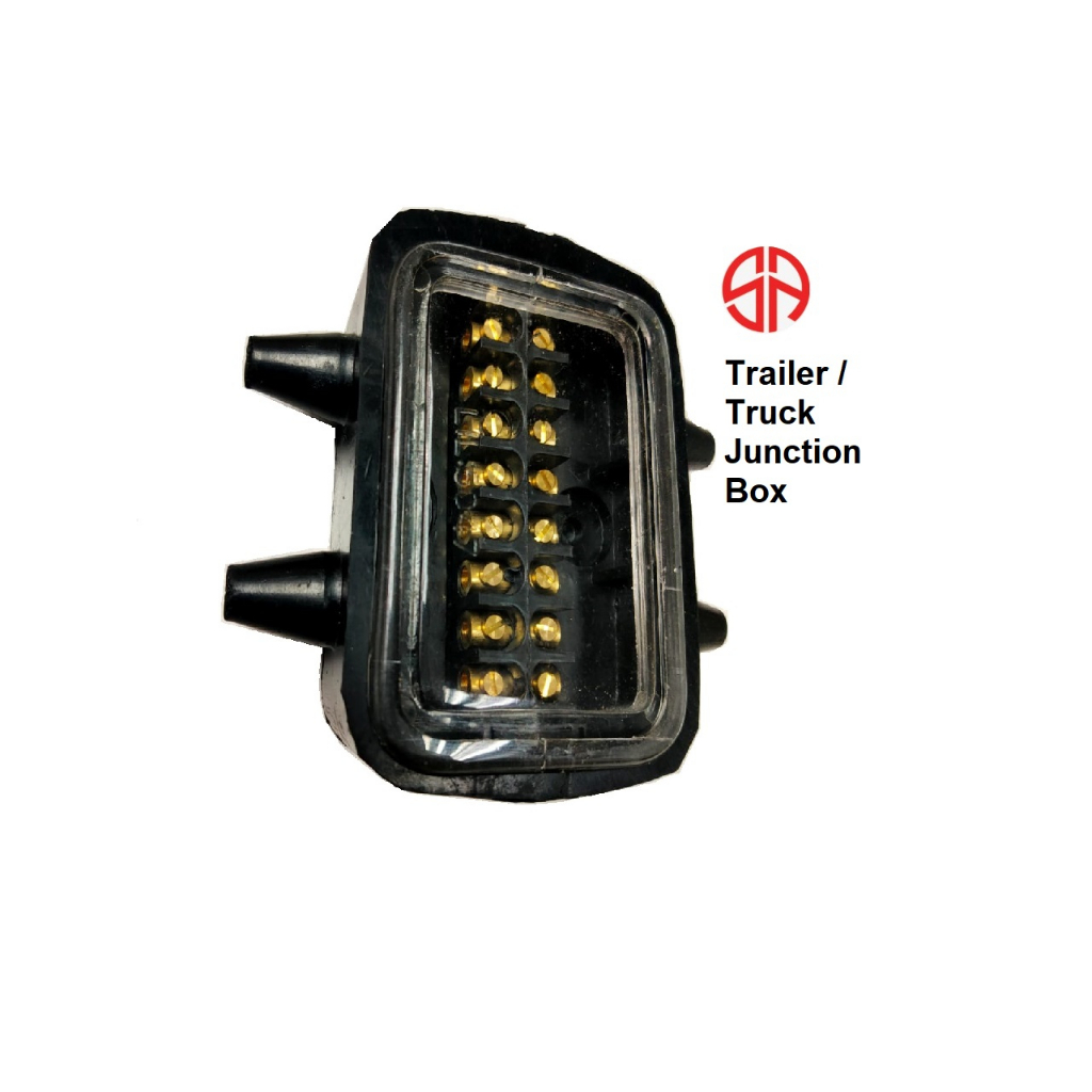 Trailer Electrical Truck Junction Box Rubber 8 Way Pole Waterproof ...