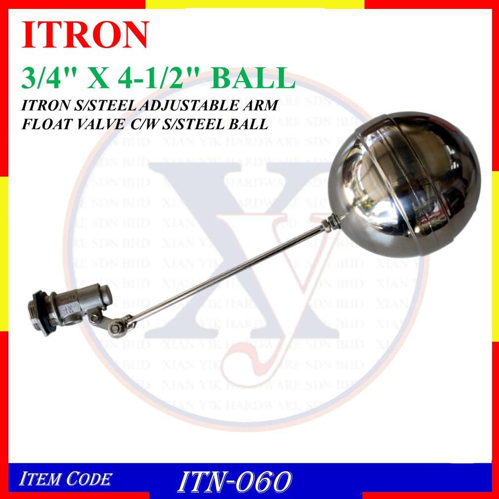 ITN-040 1/2", ITN-060 3/4", ITN-100 1" ITRON SS304 STAINLESS STEEL ...