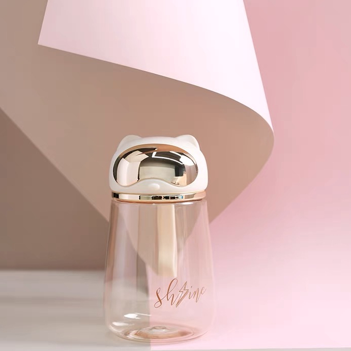 Botol Air Water Bottle Cute Space Cat Water Bottle Kids Reusable Water ...