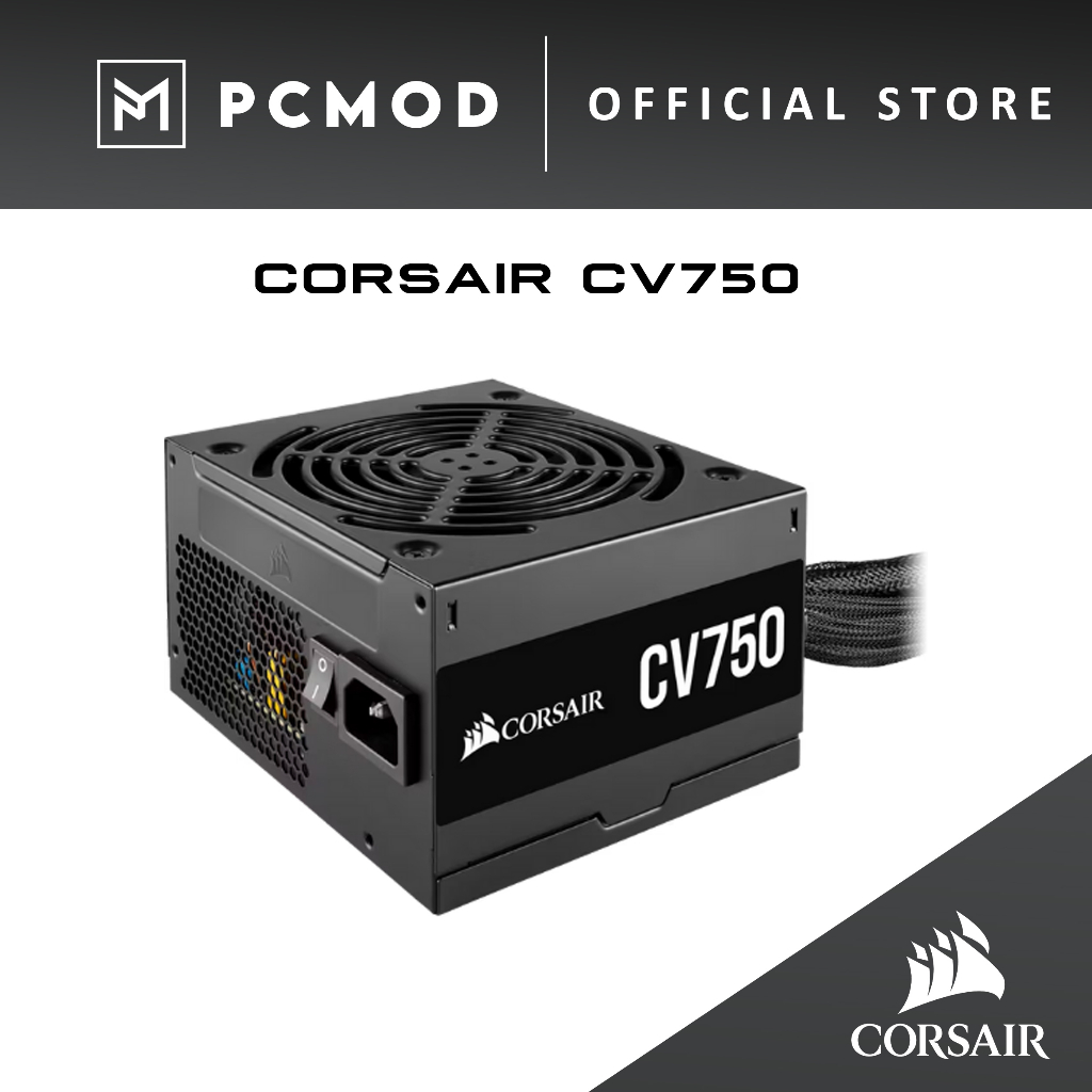 CORSAIR CV Series™️ Power Supply Unit | CV750 | 80 Plus®️ Bronze Certified ATX PSU | PCMOD ...