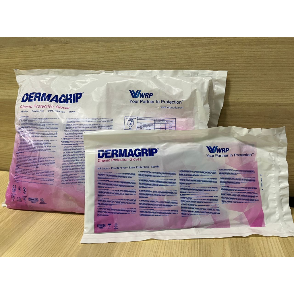 MEDICAL GRADE GLOVES-DERMAGRIP Chemo Protection Latex Powder Free ...