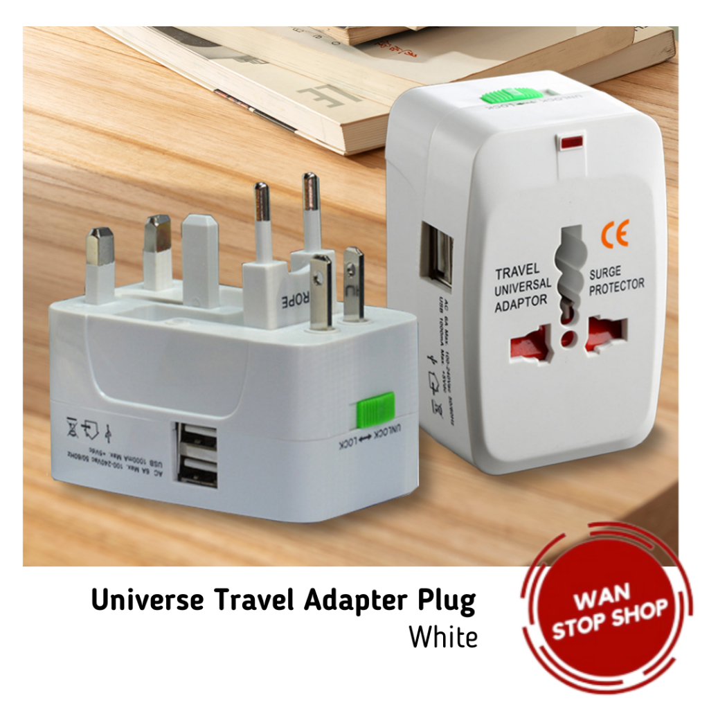Universal Travel Adaptor Plug Travel Plug Multipurpose Plug | Shopee ...