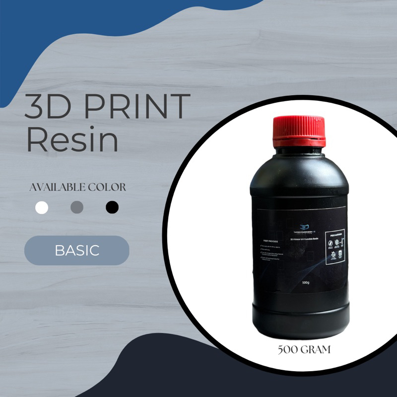 High Detail 3D Print - Rapid Prototype Basic Resin - 500 g | Shopee ...
