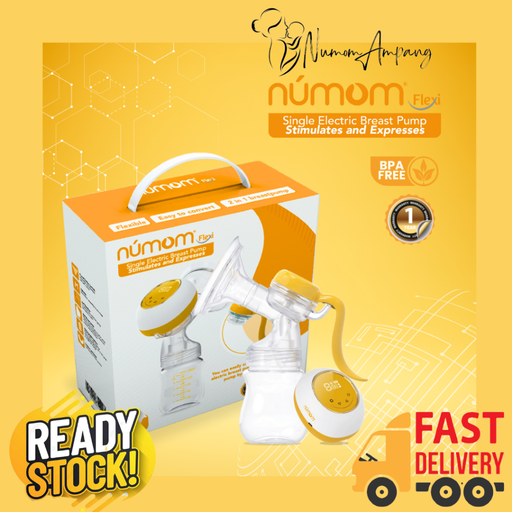 NUMOM FLEXI 2 IN 1 (ELECTRIC BOLEH CONVERT MANUAL PUMP) | Shopee Malaysia