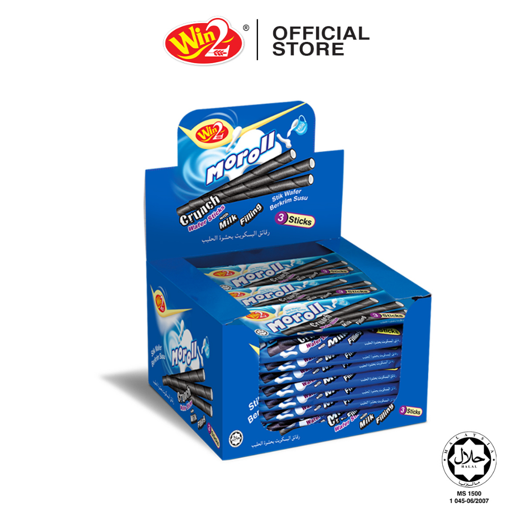 Win Win Moroll Crunch Wafer Sticks (540g/18g x 30 Packs) | Shopee Malaysia