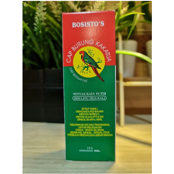Bosisto’s Cap Burung Kakatua Minyak Kayu Putih宝是道鹦鹉牌白树油Bosisto’s Oil of ...