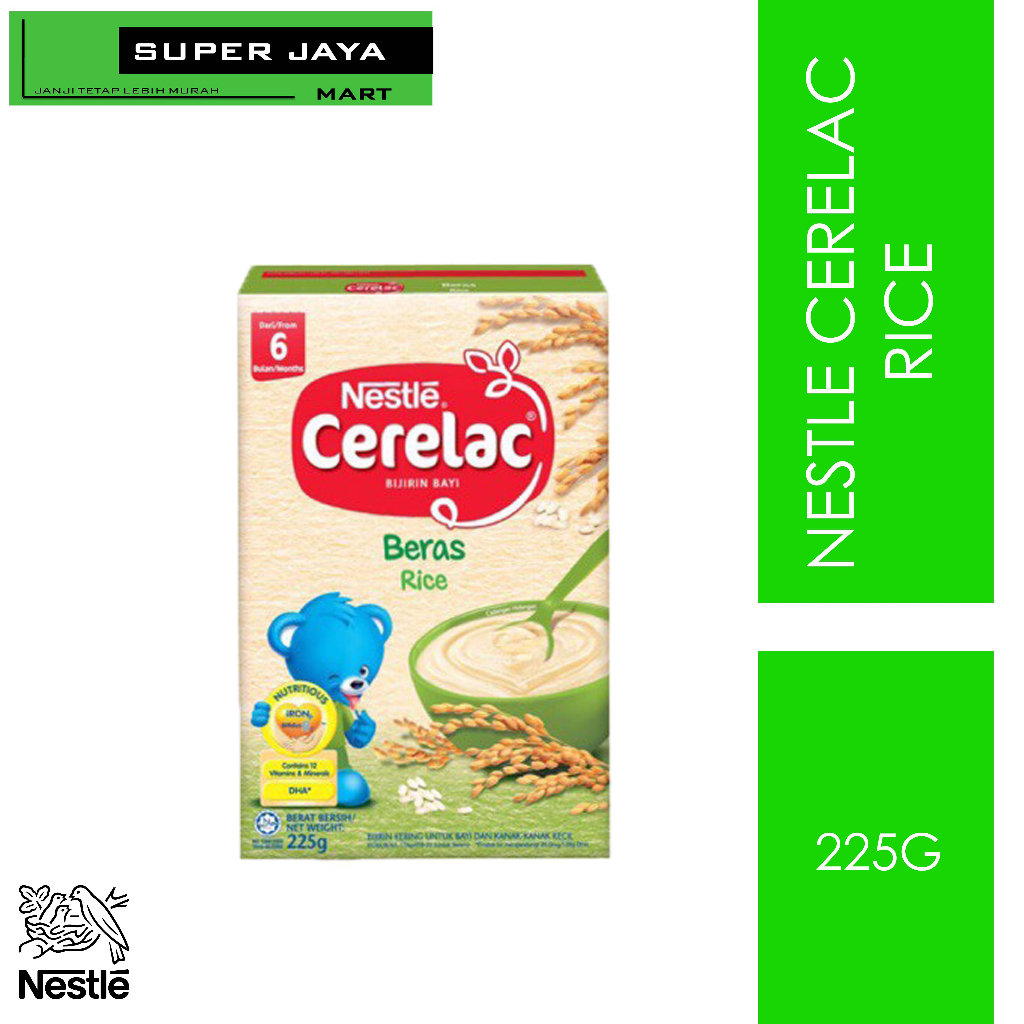 Nestle Cerelac Rice 225g / 500g | Shopee Malaysia