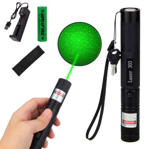 100% ORIGINAL, Star Beam Rechargeable Lazer+Battery+Charger 1000Miles ...