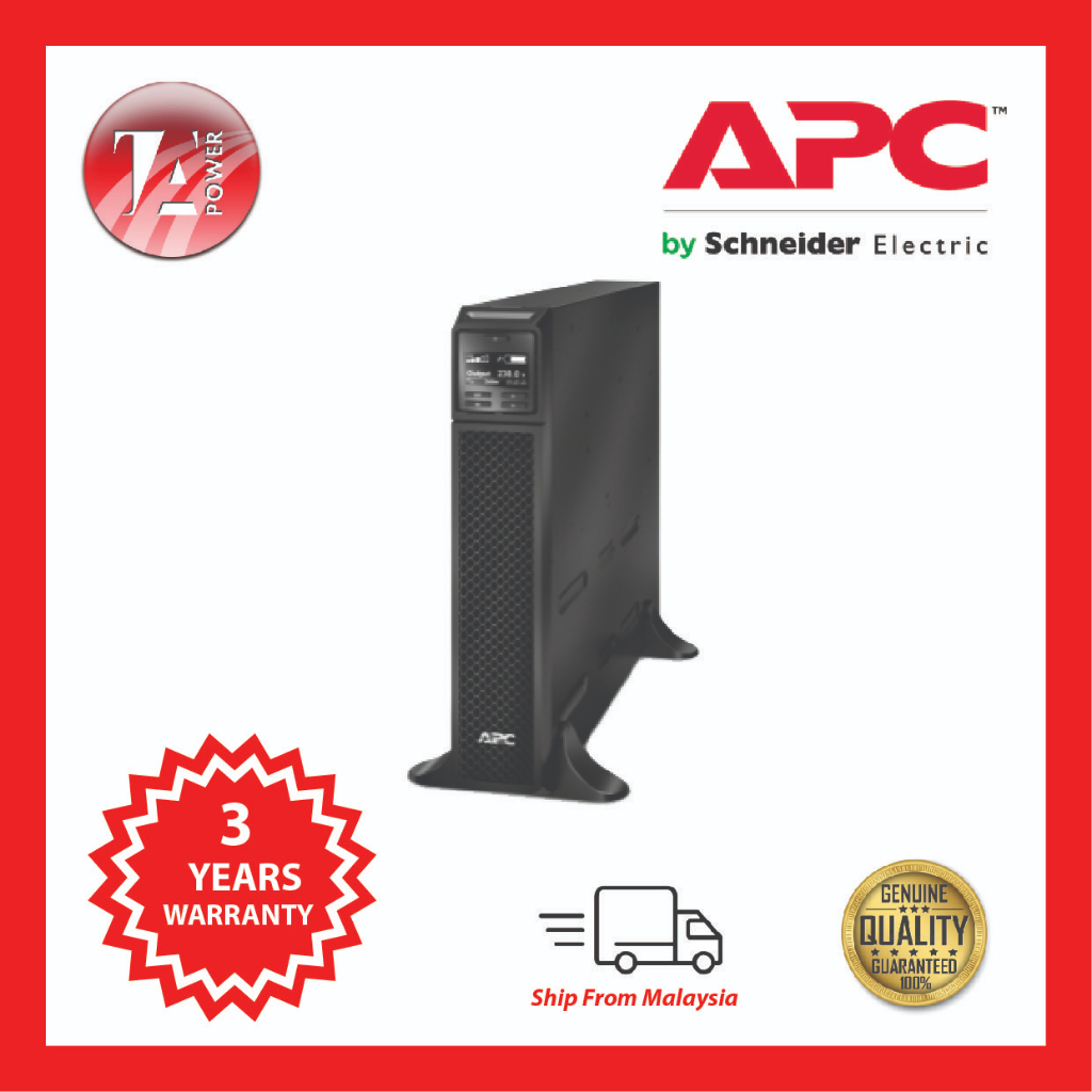 [LIMITED STOCK] APC Smart-UPS On-Line, 3kVA, Tower, 230V, NMC, EcoStruxure IT Expert, W/O rail ...