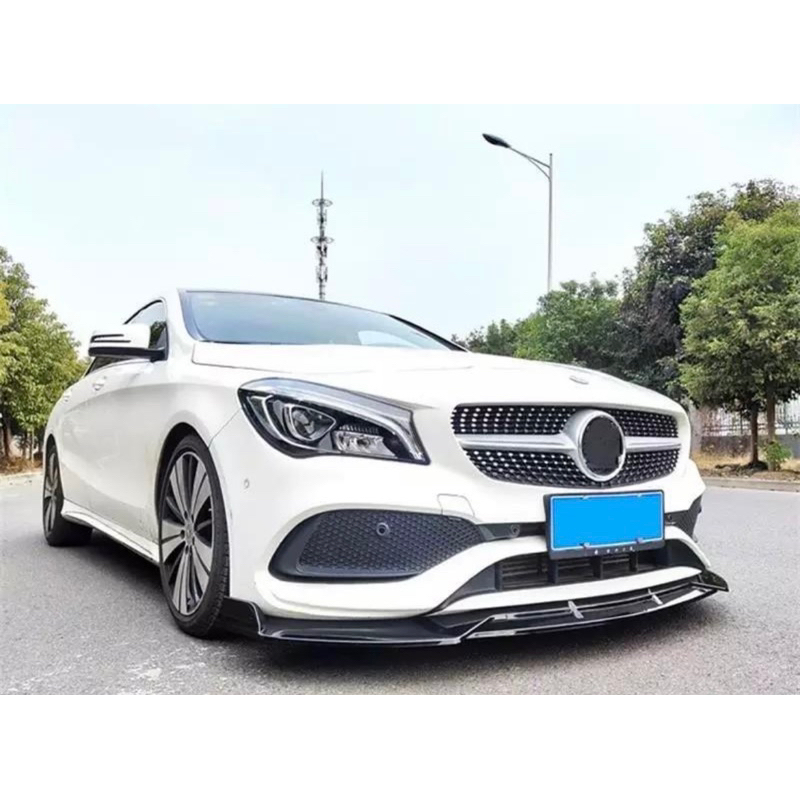 Mercedes Benz W117 CLA Prefacelit Facelift AMG Front bumper lip skirt ...