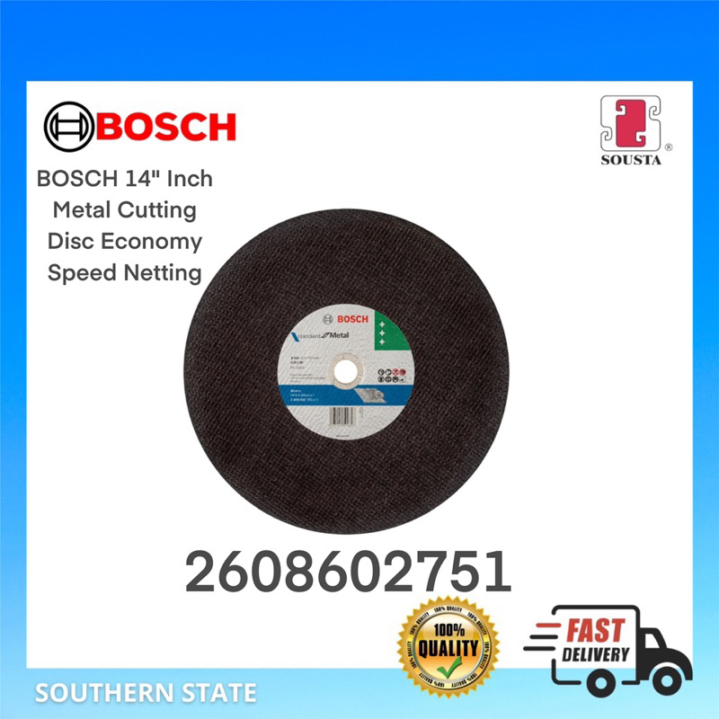 BOSCH 14" Inch Metal Cutting Disc Economy Speed Netting [355 x 3 x 25 ...