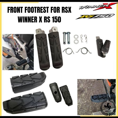 HONDA RS150 RS150R RSX150 WINNER X FRONT FOOTREST RUBBER MAIN STEP ONE ...