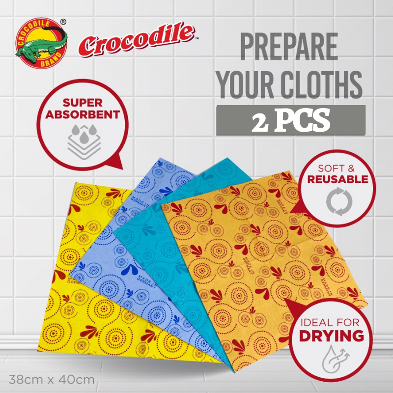 2Pcs High Quality KOREA Kitchen Towel Dish Cloth Absorbent Cleaning ...