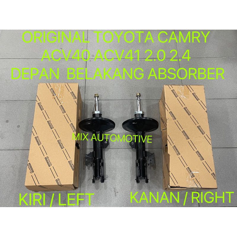 100% GENUINE TOYOTA CAMRY ACV40 ACV41 2.0 2.4 SHOCK ABSORBER ABS FRONT ...