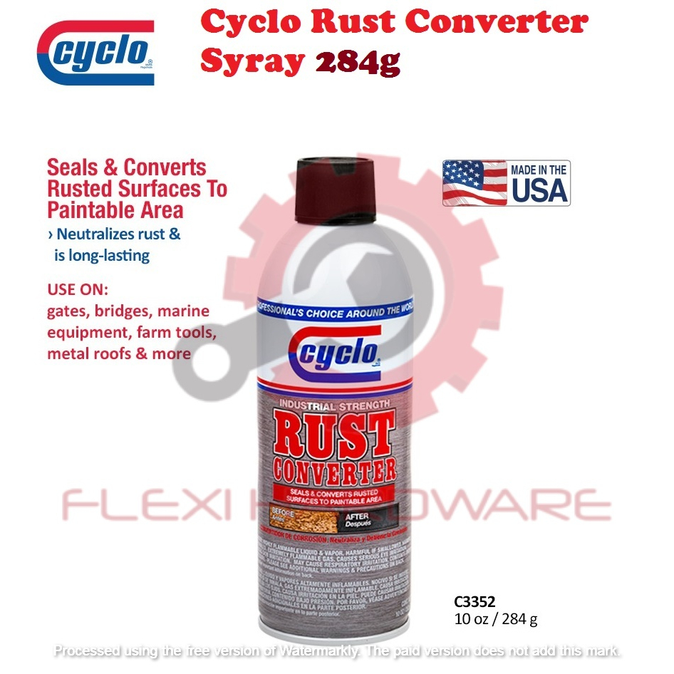 Cyclo Rust Converter Spray 284G MADE IN USA | Shopee Malaysia