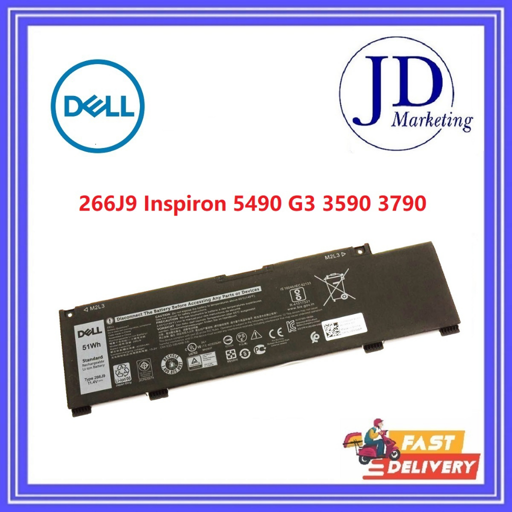 Original Dell 266J9 Inspiron 15 G3 3590 3790 G5 5587 5590 G7 7590 7790 ...