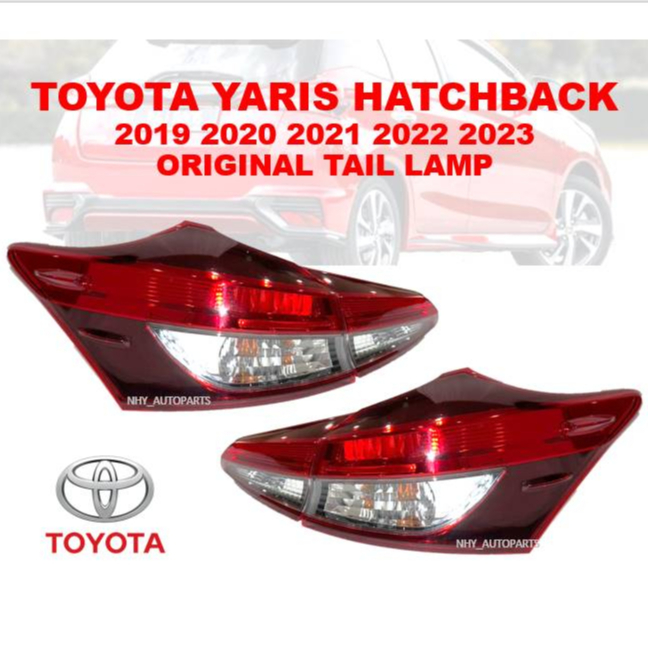 Toyota Yaris 2019 2020 2021 2022 Original Tail Lamp Bonnet Lamp Rear ...