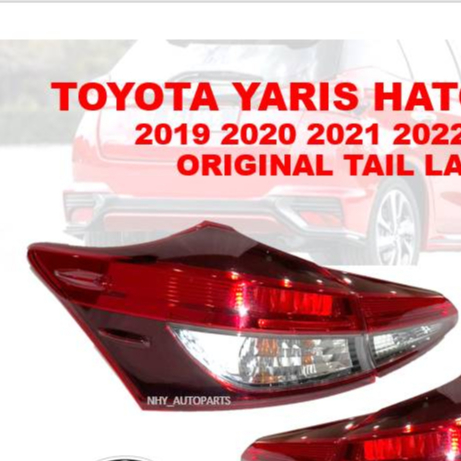 Toyota Yaris 2019 2020 2021 2022 Original Tail Lamp Bonnet Lamp Rear ...