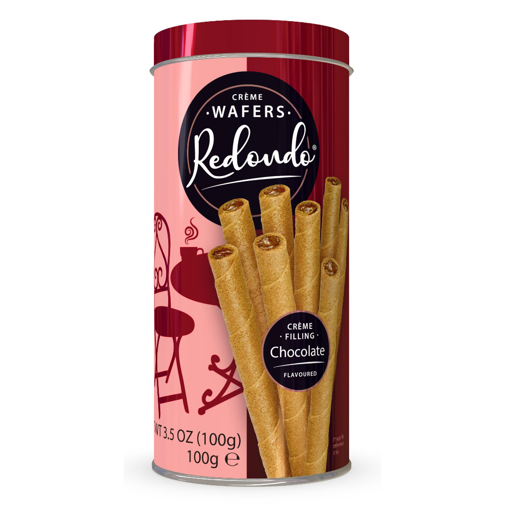 Redondo Premium Wafer Rolls Chocolate 100g | Shopee Malaysia