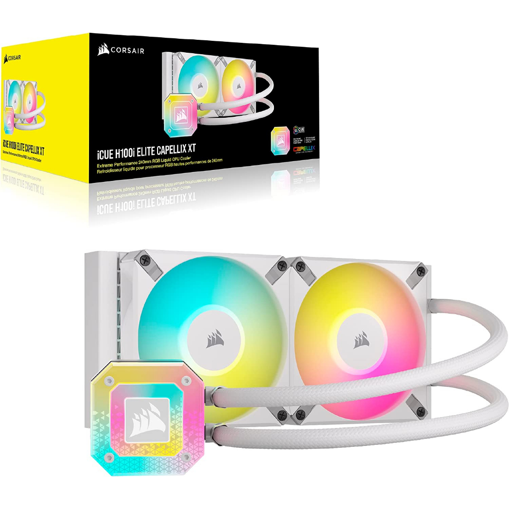Corsair iCUE Elite Capellix XT RGB Liquid CPU Cooler - H100i/H150i ...