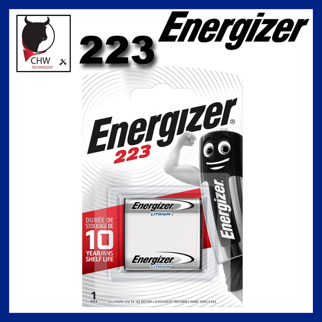 ENERGIZER ORIGINAL CRP2 OR 223 LITHIUM BATTERY SUPER POWER | Shopee ...