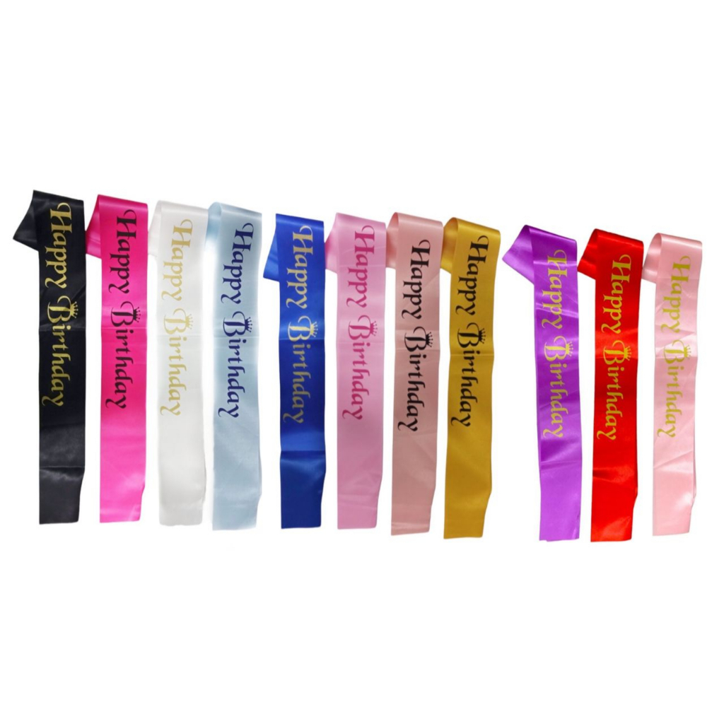Happy Birthday Sash Birthday Party Decoration | Shopee Malaysia