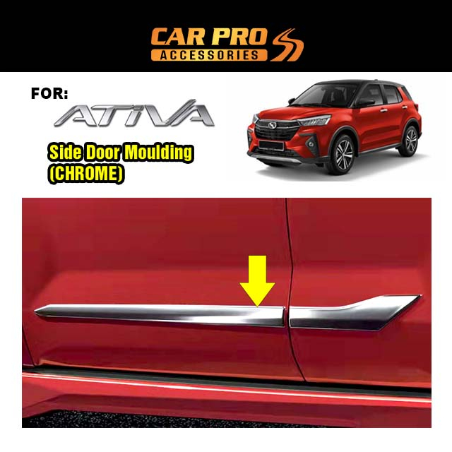 Perodua Ativa Body Side Moulding Trim Lining Accessories Protector ...