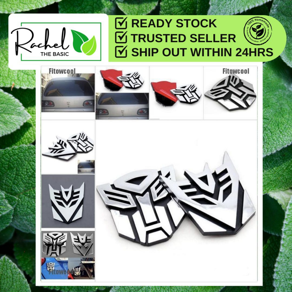 🔥[READY STOCK] Premium Quality Emblem Car Transformers Sticker ...