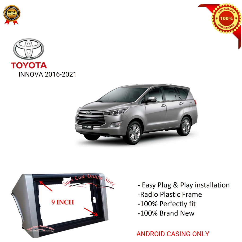 TOYOTA INNOVA 2016 - 2020 9 INCH ANDROID PLAYER CASING | Shopee Malaysia