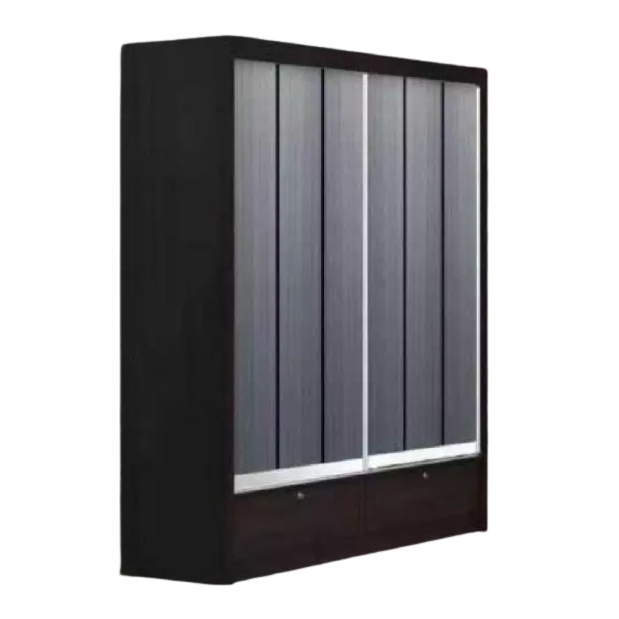 2 Lasi Sliding Door Almari Baju Wardrobe | Shopee Malaysia