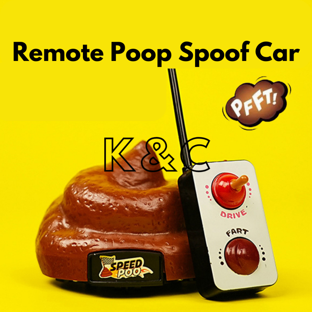 Remote Control Poop Car Speeds Toys Trick Birthday Action Funny Carving ...