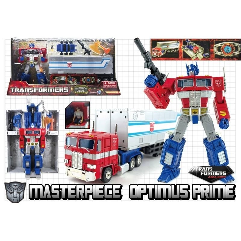 Hasbro Transformers Masterpiece Optimus Prime with Vector Sigma Pack ...