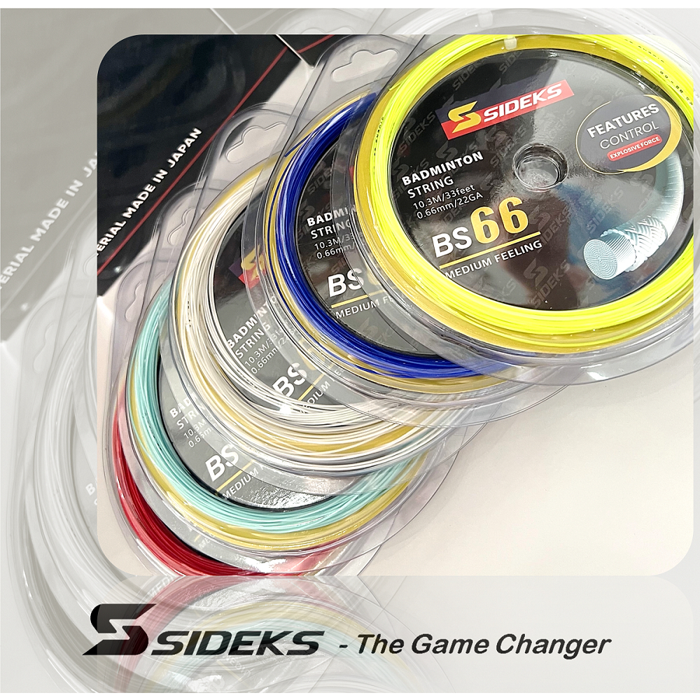 Sideks Badminton Strings BS-66 (0.66mm) | Shopee Malaysia