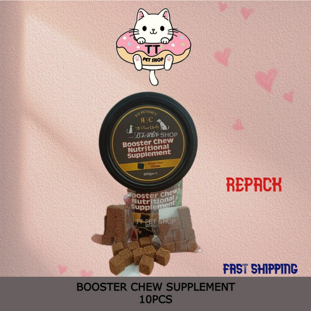 BOOSTER CHEW CAT NUTRITIONAL SUPPLEMENT ( 10'S / REPACK ) | Shopee Malaysia