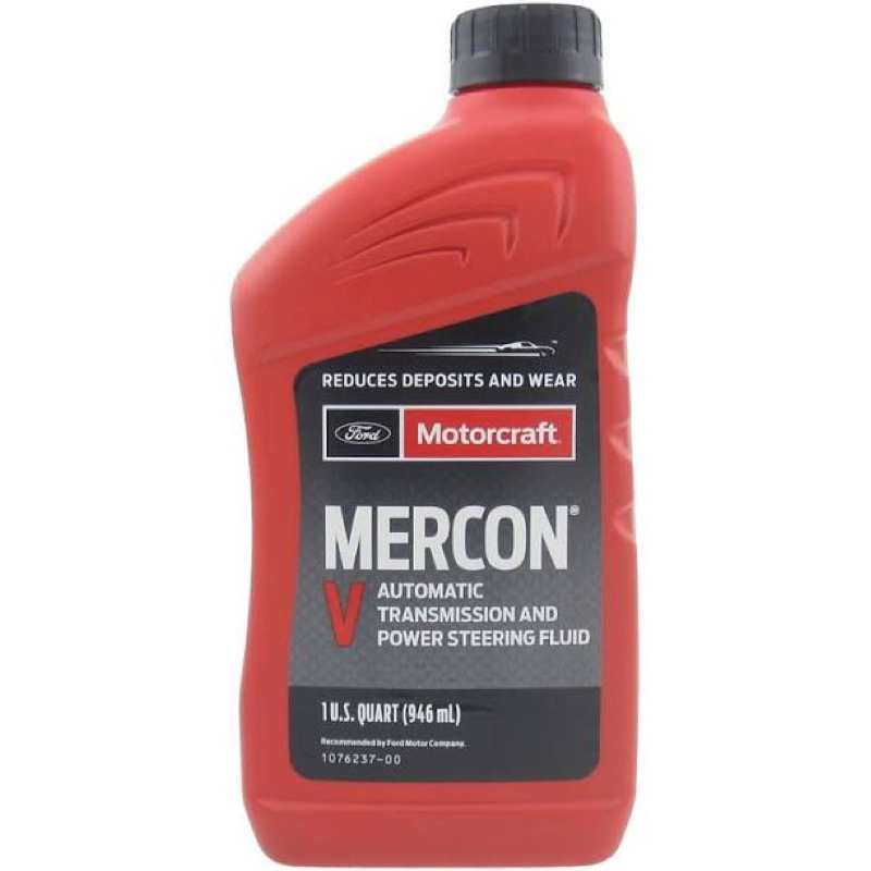 Ford Motorcraft MERCON V Automatic Transmission and Power Steering ...