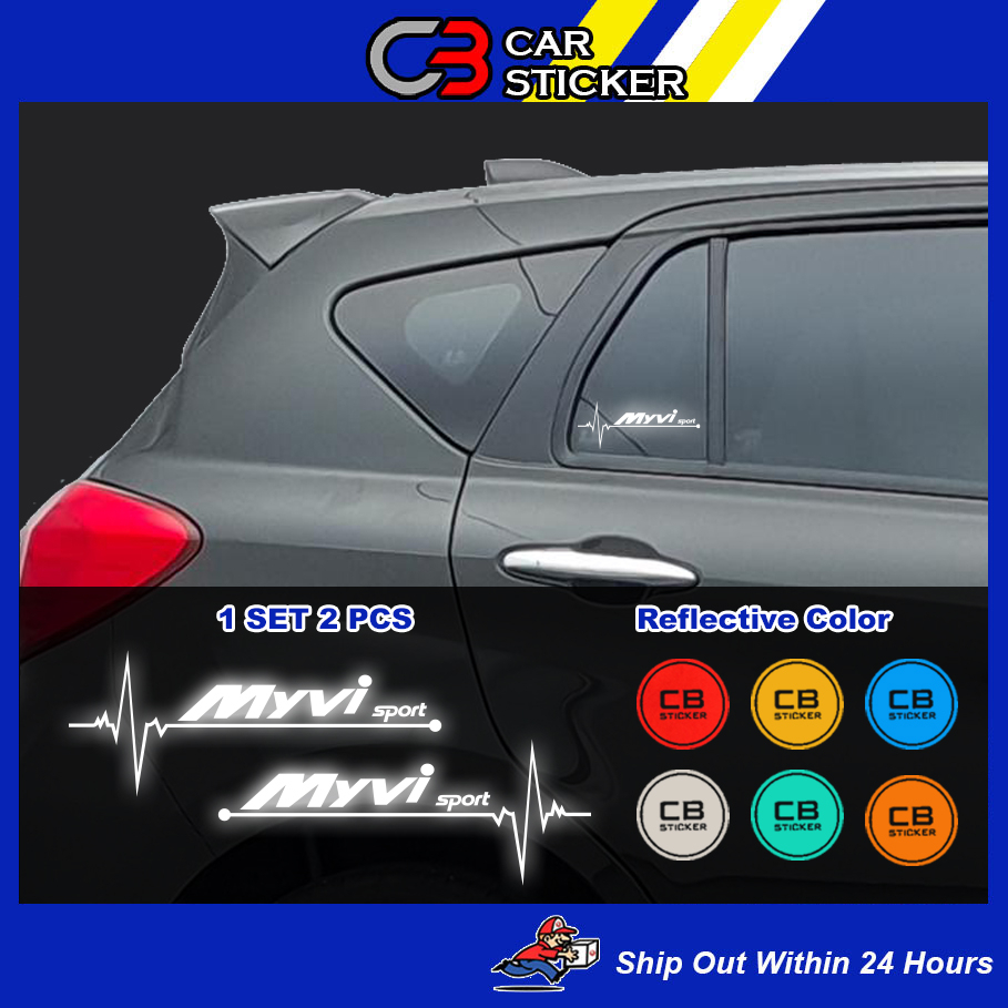 MYVI PERODUA SPORT CAR STICKER / W502 | Shopee Malaysia