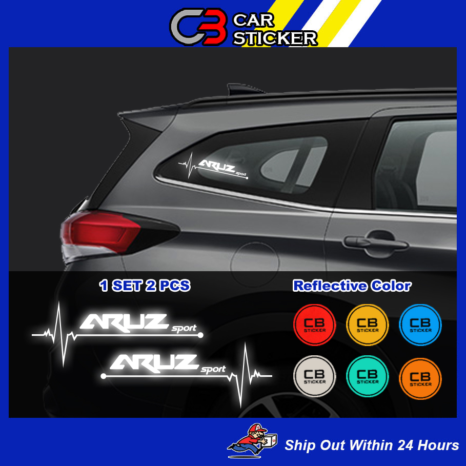 ARUZ PERODUA SPORT CAR STICKER / W516 | Shopee Malaysia