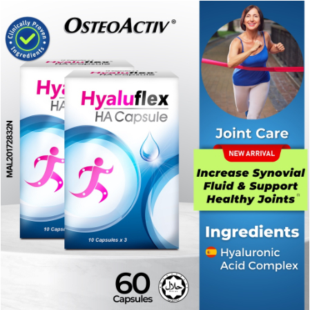 Hyaluflex HA Capsule 2x30'S (Collagen plus Hyaluronic Acid for Joint ...